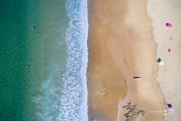 Sandon Point from Above, Northern Illawarra (AC069R) - Kramer Photography